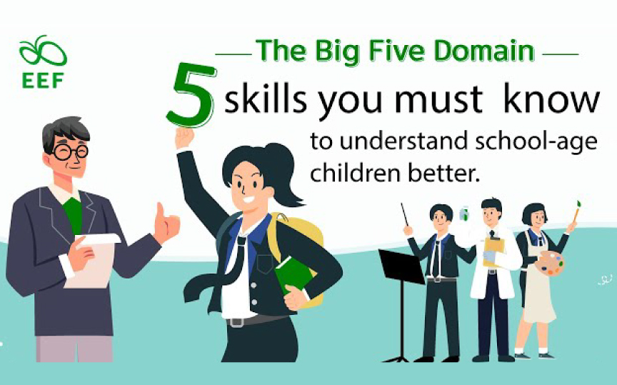 EEF: ‘The Big Five Domains’ to Understand School-age Children Better | กสศ.